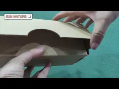 Kraft rispettoso dell'ambiente ha ondulato la scatola di spedizione con il logo su ordinazione