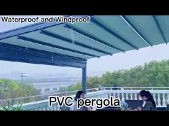 Sunshade Retractable Roof Pergola Waterproof