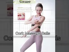 China D95*300mm Yoga Cork Roller Wearproof Cork Balance Board Odorless for sale