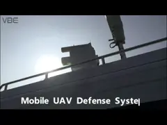 Sistema de bloqueio de drones UAV, bloqueador de drones montado no veículo com sistema de detecção de radar de 3 km, sistema automático anti-drone