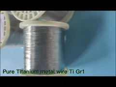China Ti Gr1 Bright Pure Titanium Wire 0.3mm Astm B265 Industrial Surgical Implant for sale