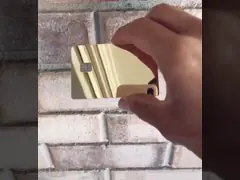 China 0.8mm Membership VIP Card QR Code Signature Panel Metal Gold Frosted for sale