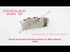 SMC SY5120-5LZD-01 Pneumatic Control Solenoid Valves 5/2 Way 0.15-0.7Mpa