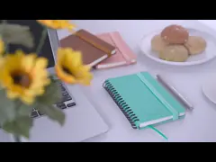 Custom 4.25X6.75inch Mini Weekly Planner 2022 2023 Green PU Cover