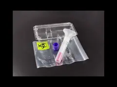 Internal rotation with red preservation liquid type saliva collector