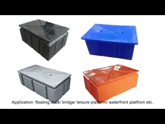 Pontoón con espuma, módulo de embarcación naval flotante, puerto pesado