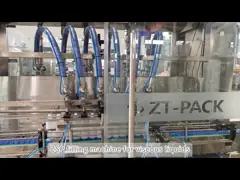 0.6-0.8mpa Disinfectant Filling Machine Servo High Viscosity Piston Filler