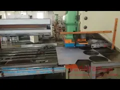 Tinplate Paint Can Lid Production Line Automatic 120T Pressure