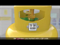 Petite étiquette incassable Code QR de rectangle de courbure avec le cheminement