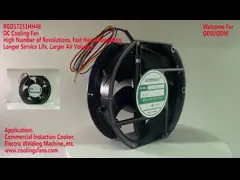 172*51mm High Speed 6000RPM