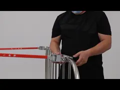 One Meter Protection Pole Queue Belt Barrier Road Safety Railing