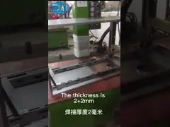 The stainless frame's welding of arm platform spot welding machine