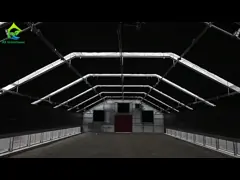 Automated Light Deprivation Blackout Greenhouse With Curtain
