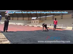 Rubber running track  in Kenya