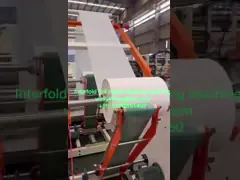 Interfold 1/4 napkin folding machine