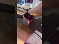 The 2+2mm carbon steel's laser welding