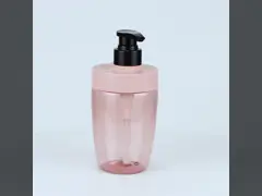 Plastic lotion pump bottle