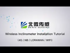 Accuratezza senza fili di alta precisione 0.003° del Tiltmeter dell'inclinometro di NB-WH500 NB-IOT