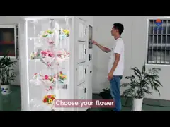 China Segregation Touch Screen Vending Machine For Flowers for sale