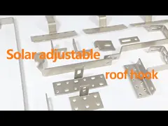 PV Panel Mounting Metal Roof System Roof Hook Clamp Aluminum