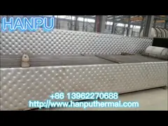 Commercial Pillow Plate Heat Exchangers Refrigeration Cooling Fiber Laser Cold Plate