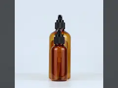 Plastic lotion pump bottle