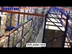 Sistema di piattaforma di pallette in acciaio VNA regolabile per il deposito ad alta densità