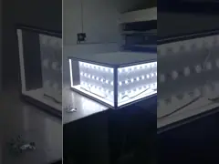 SEG Trade Show LED Backlit Cube Fabric Light Box Frame