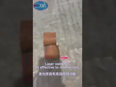 The rust removal of the laser welder