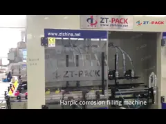 harpic bleach corrosive acid toilet cleaner filling capping machine automatically