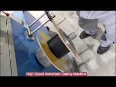 High speed automatic coiling machine