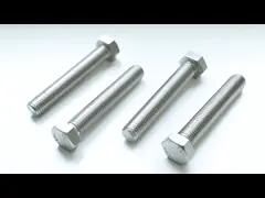 DIN 931 Partially Threaded Hex Head Stainless Steel Bolts and Nuts, Carbon Steel Gr 8.8