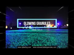 EPDM glowing rubber granules