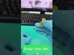 Non Toxic Scalp Vein Set Sterile With Transparent Exetension Tube