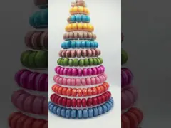 China 4 Tier Macaron Tower Dessert Stand Food Display Stand For Cake Shop for sale