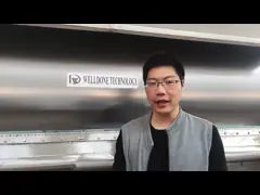 Trocknung von Knöcheln 85% schermo tattile / telecomando 80 a 250°C