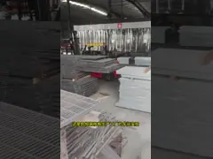 Cold galvanized steel grating