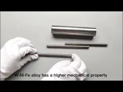 95 WNiFe Tungsten Alloy Products Large Specific Gravity ISO9001 Certification