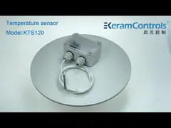 Dustproof IP65 Room Temperature Sensor Monitor 2 Wire Connection