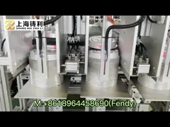 Macchina per contenitori rotondi automatici in alluminio ZL-T63 con foro