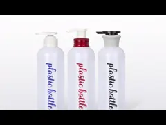 Plastic lotion pump bottle