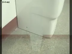 Concealed Water Tank Close Coupled Bathroom Toilet Square Bowl Gravity Flushing