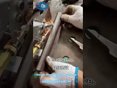 Welding galvanized sheet to iron tube with the laser welder