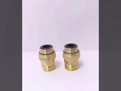 3/4 Lead Free Brass Fitting For Pipe Using CNC with black gasket