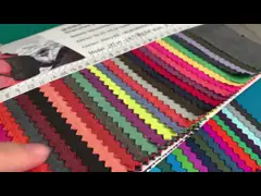 Waterproof Oxford Polyester Fabric Double Colour Plain Surface
