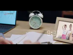 Rechargeable Portable Foldable Table Fan 10000mah Battery Foldable Fan With LED Light
