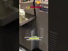 China MCM-200 Paper Processing Machinery Hydraulic Hole Paper Punching Machines for sale