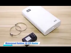 China Dustproof 4G LTE Outdoor CPE Router , 300mbps Long Range Wireless Router for sale