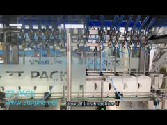 SS316 Fully Automatic Gravity Disinfectant Antiseptic Cleaner Bottle Filling Machine