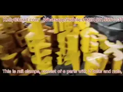 Welded Type Forged Steel Flexible Self Locking Crane Rail Clamp Clips